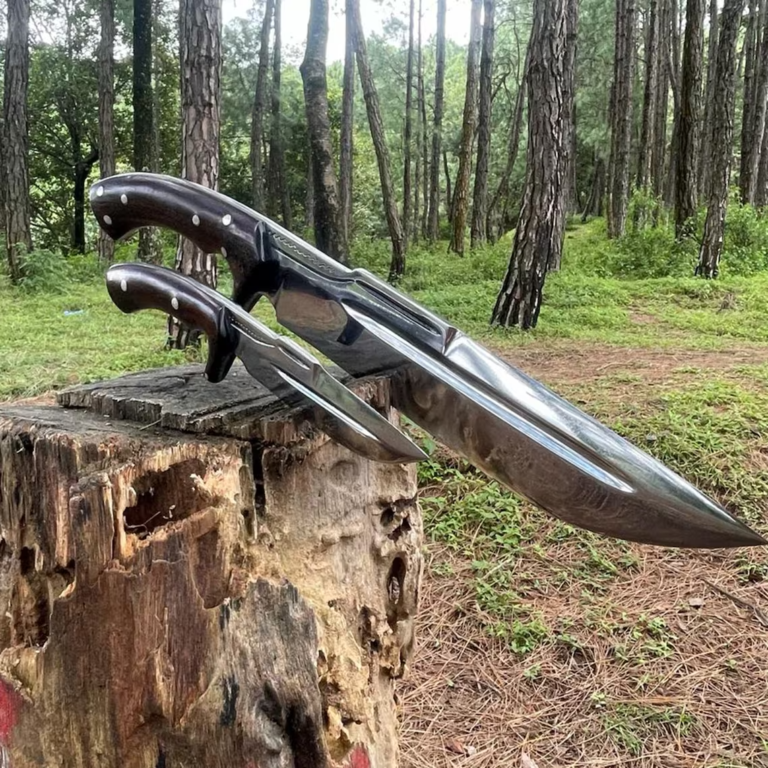 11" Hand Forged Custom Seax Kukri Bowie